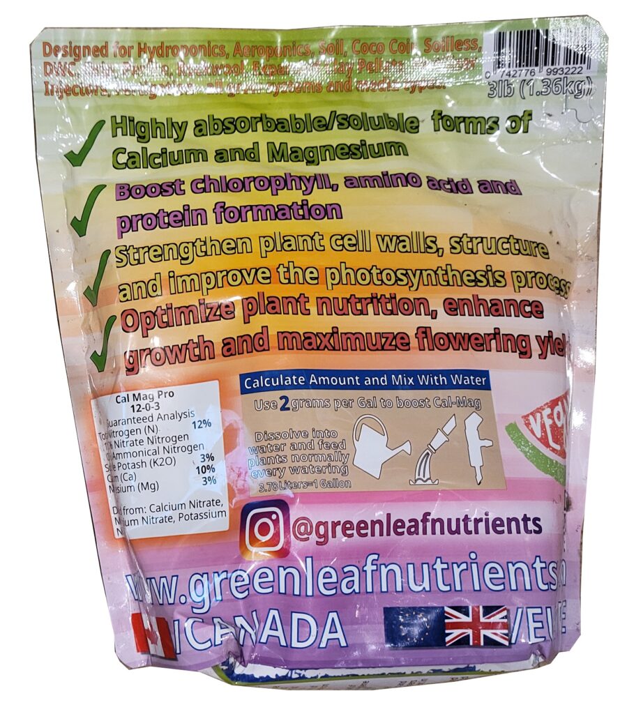 Cal+Mag Pro – Greenleaf Nutrients